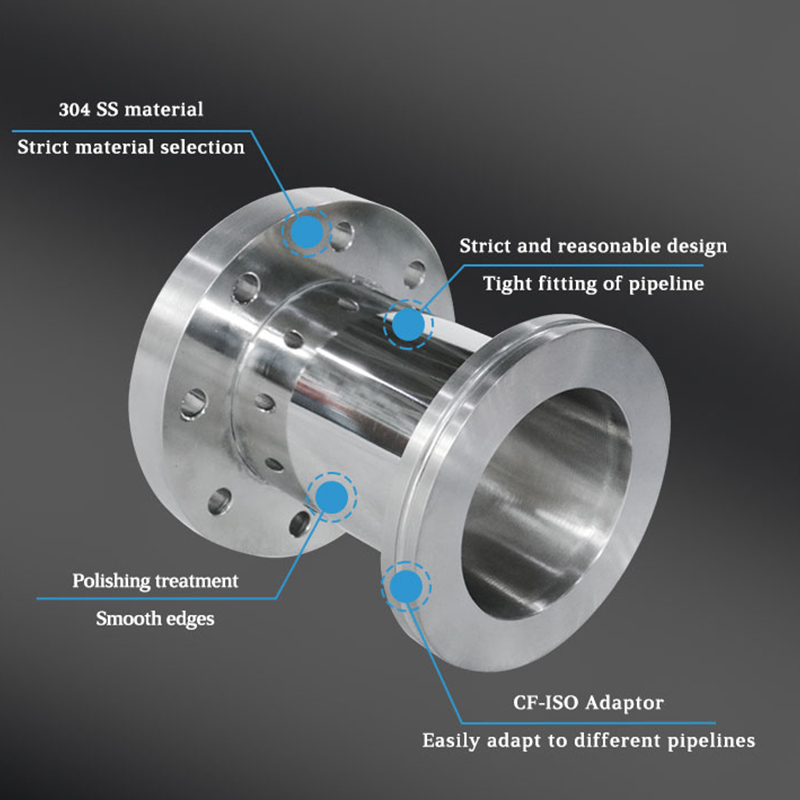Wholesale CF-ISO adaptor vacuum flange full pipe nipple CF63/CF200 ...